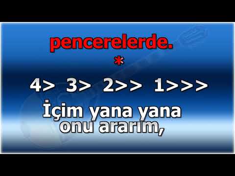 Söyleyin Yıldızlar - Karaoke