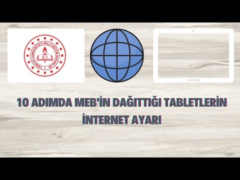 MEB'in Dağıttığı Sim Kartlı Tabletlerin İnternet Ayarı Nasıl Yapılır?