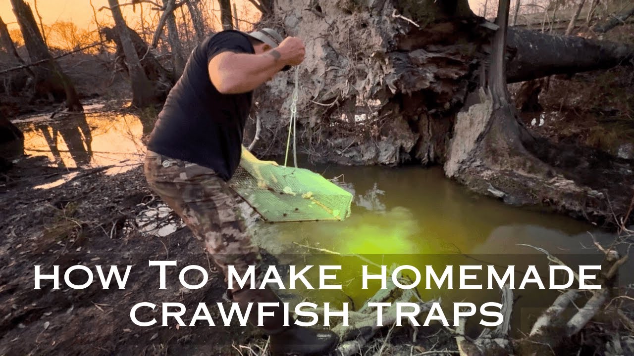 How to Make Homemade Crawfish Traps - YouTube