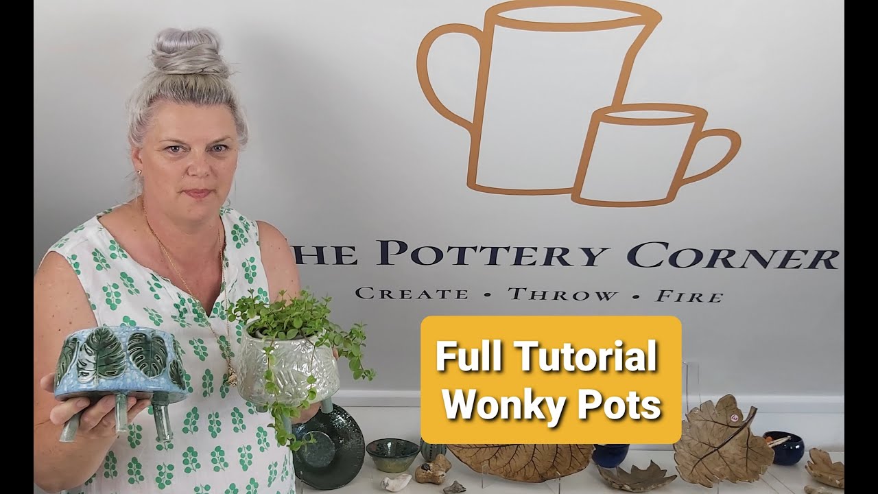 Pottery Top Tip: How to Make a Wonky Pot Planter - Full Step-by-Step ...