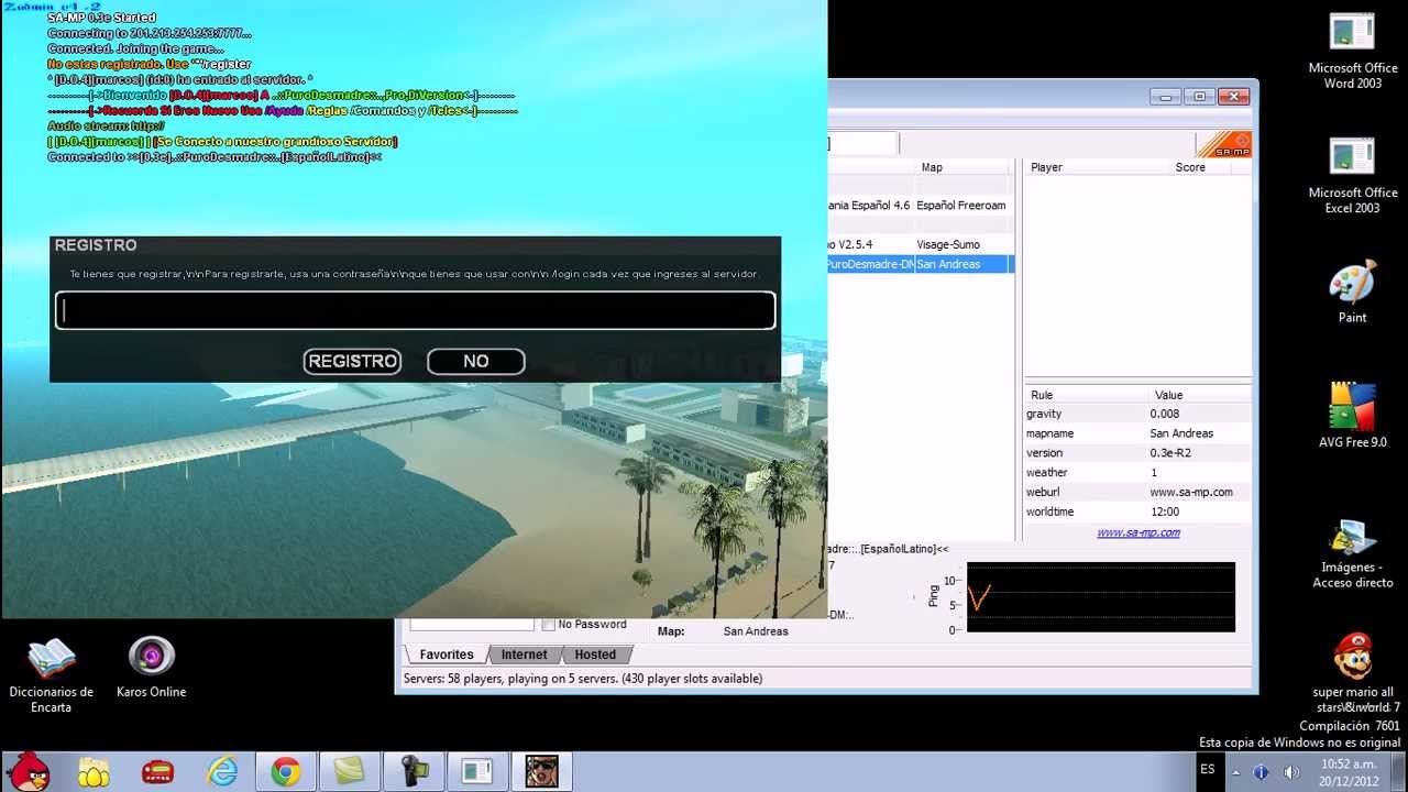 como hacerte admin en tu server del samp - YouTube