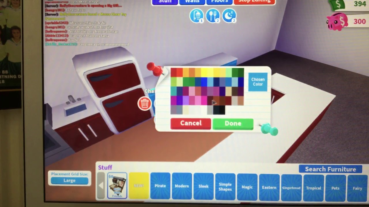 Decorating adopt.me - YouTube