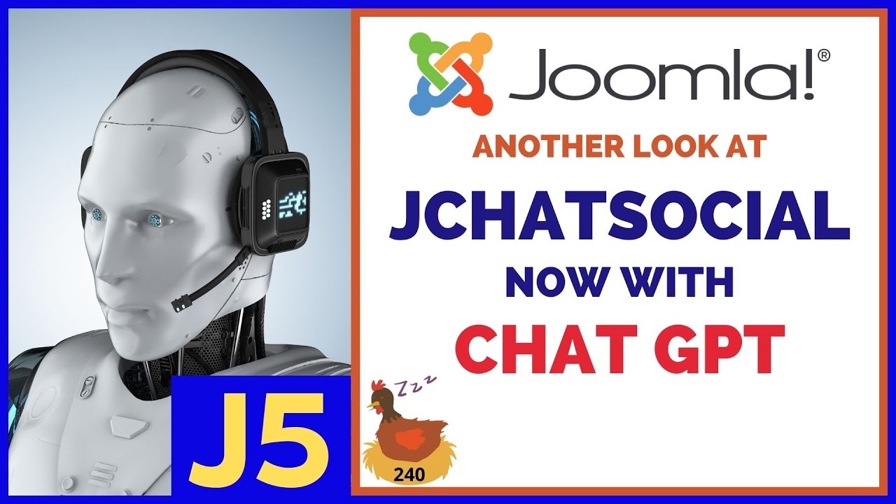 Another Look at JChatSocial - now with ChatGPT for Joomla - 👀 WMW 240 ...