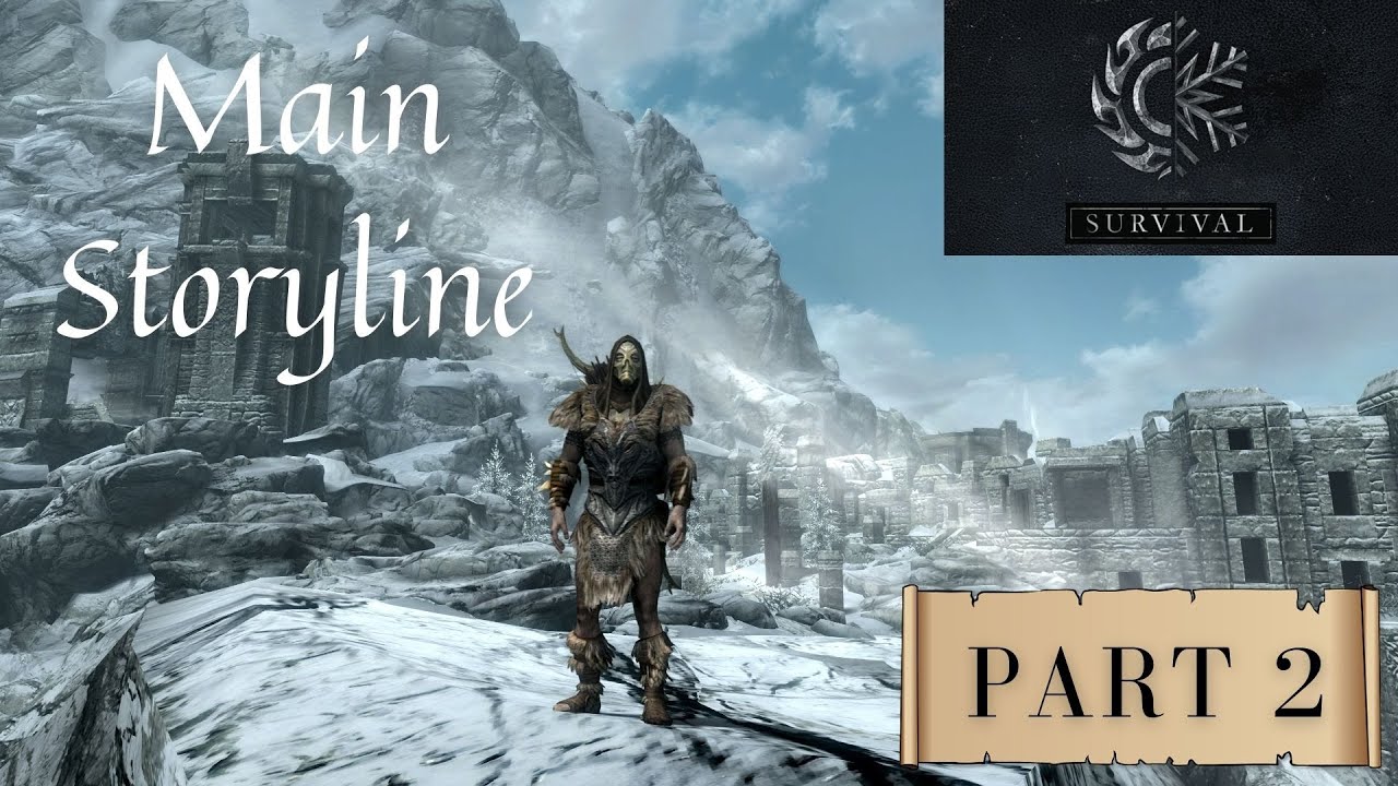 SKYRIM WALKTHROUGH (Survival Mode) PART 2: Mirmulnir/The 7000 Steps ...