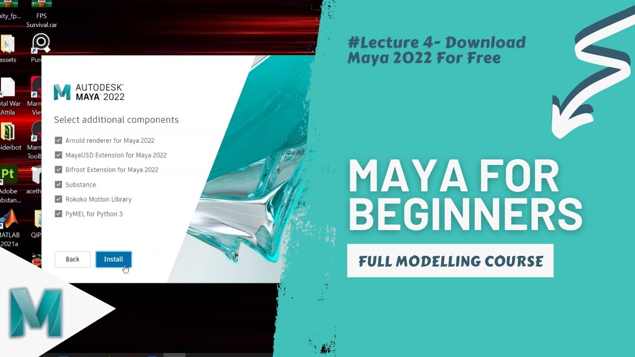 Tutorial 4: Download & Install Maya 2022 For Free - YouTube