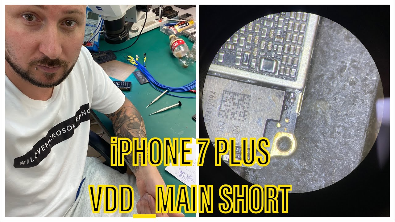 BASIC REPAIRS - iPHONE 7 PLUS WATERDAMAGE - NO BOOT - NO POWER - SHORT ...