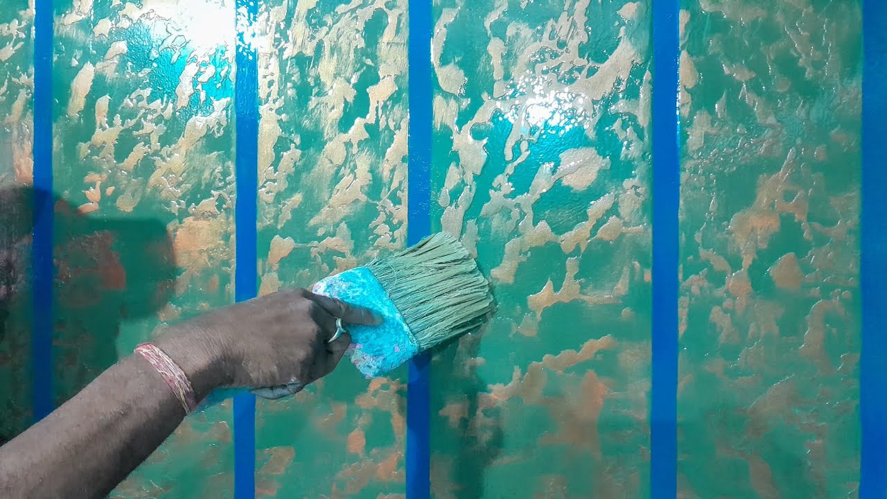 wall putty texture paint designs | putty wall art designs | interior ...