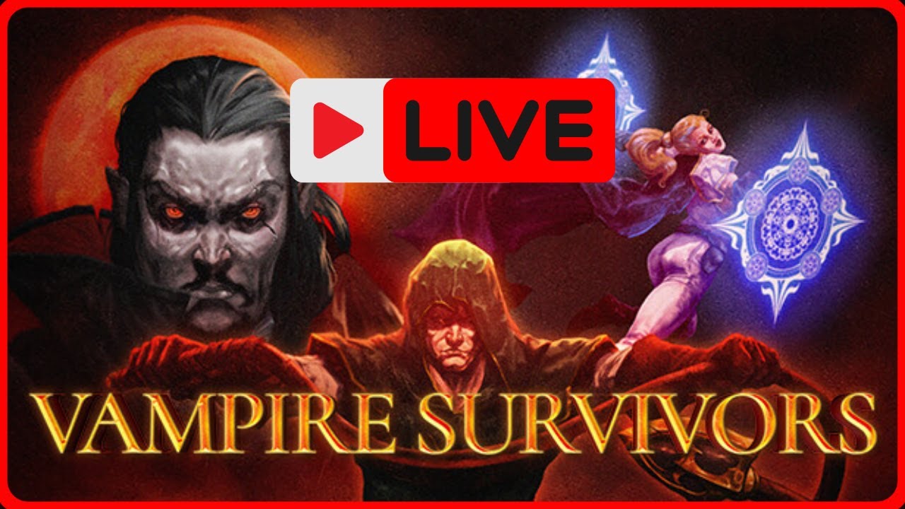 LIVE JOGANDO VAMPIRE SURVIVORS! - YouTube