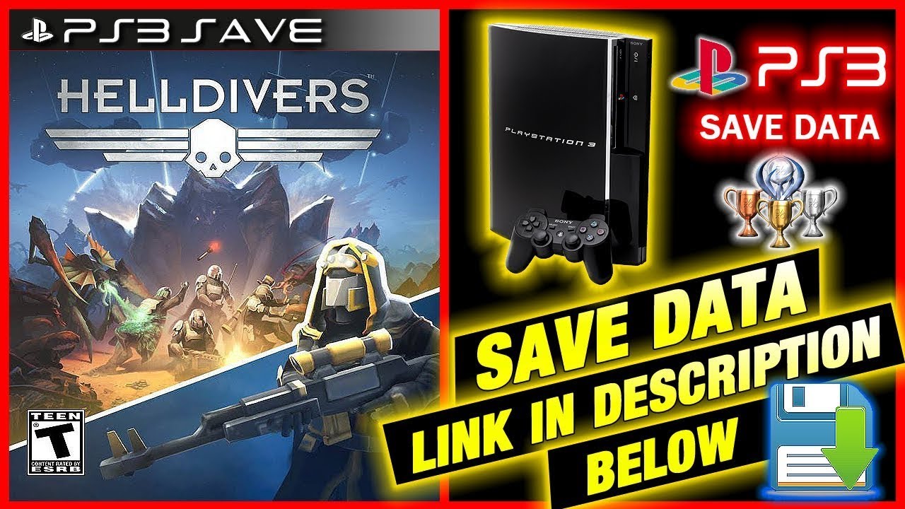 Helldivers Save Data PS3 100 % 🏆 - YouTube