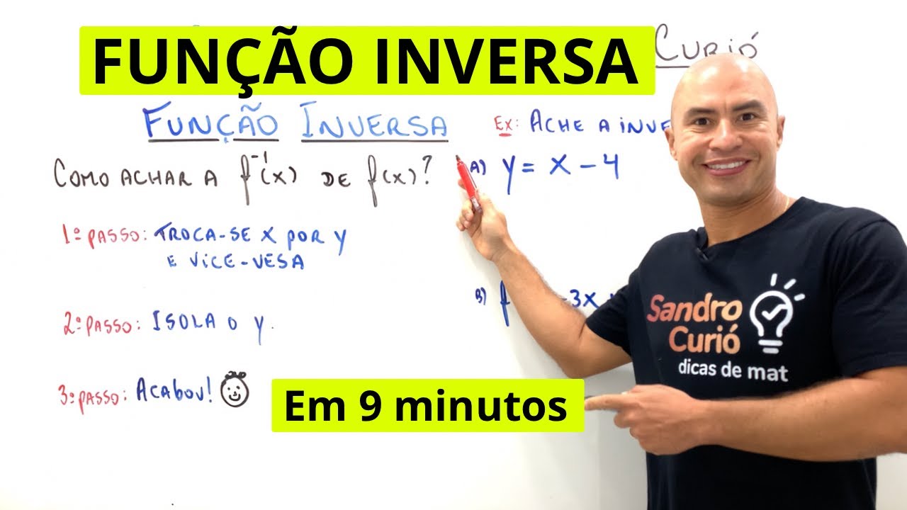 FUNÇÃO INVERSA | RÁPIDO E FÁCIL - YouTube