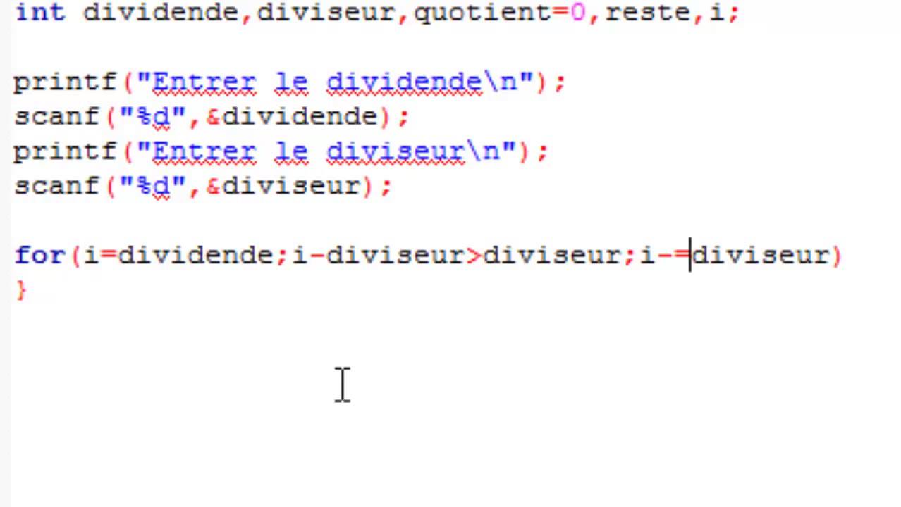 Langage C Série 3 (Boucle For) Exercice 14 - YouTube