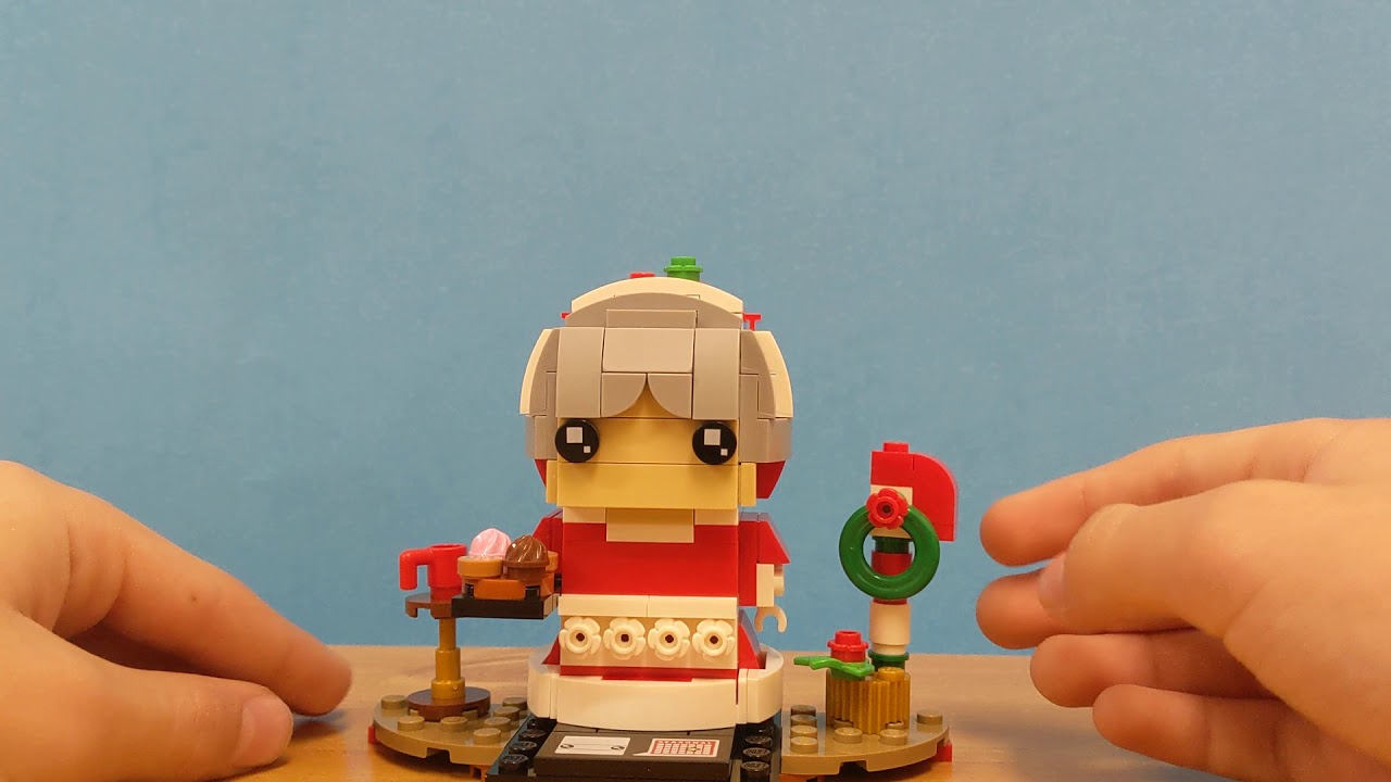 Lego BrickHeadz set 40274 Santa Claus and Mrs Claus - YouTube