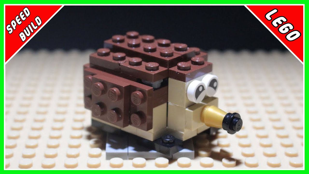 LEGO POLYBAG Hérisson 40212 Speed Build Rolling - YouTube