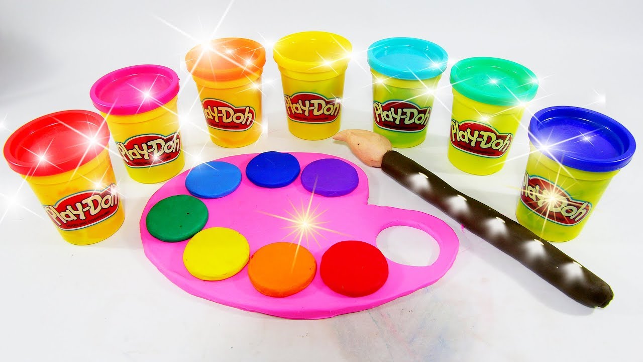 Making Drawing Kit Play Doh For Kid- Five Little Monkeys Song Video ...