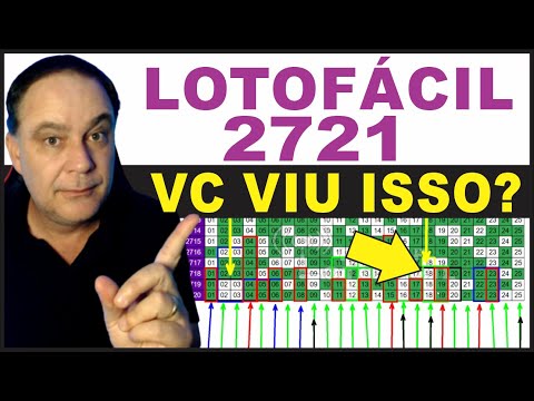 ALGO RARO ACONTECEU! Dicas Para Lotofácil 2721 Análise E Sugestão