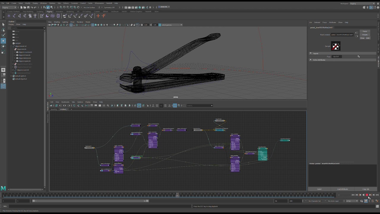 Clippers Rig Demo - Maya 2019 - YouTube