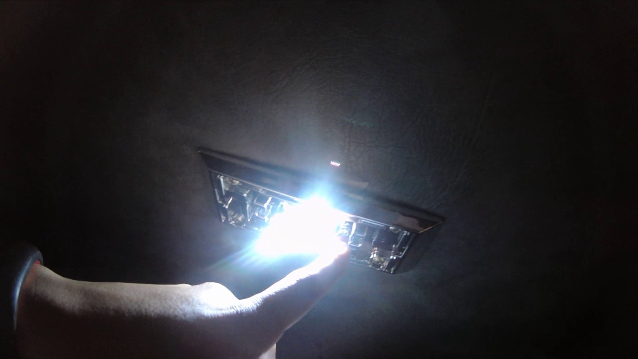 1973 Mustang Grande - Dome Light LED Bezel Refit - YouTube