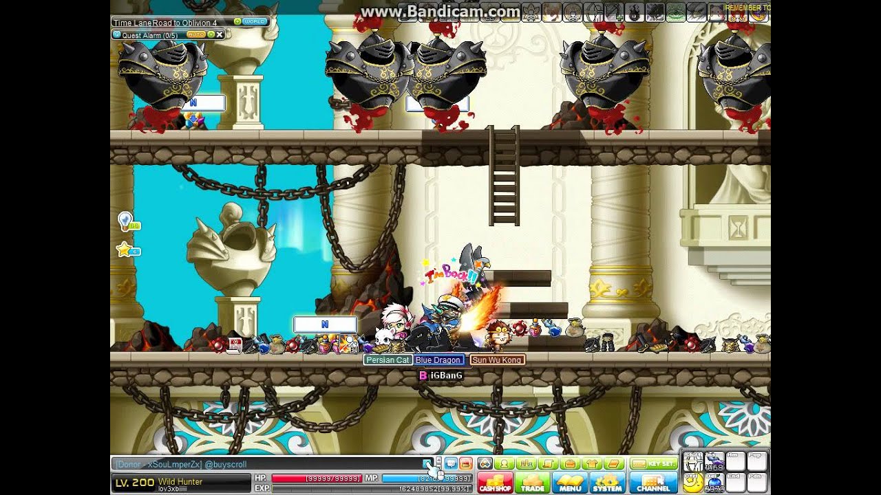 MapleStory time temple sxmaple - YouTube