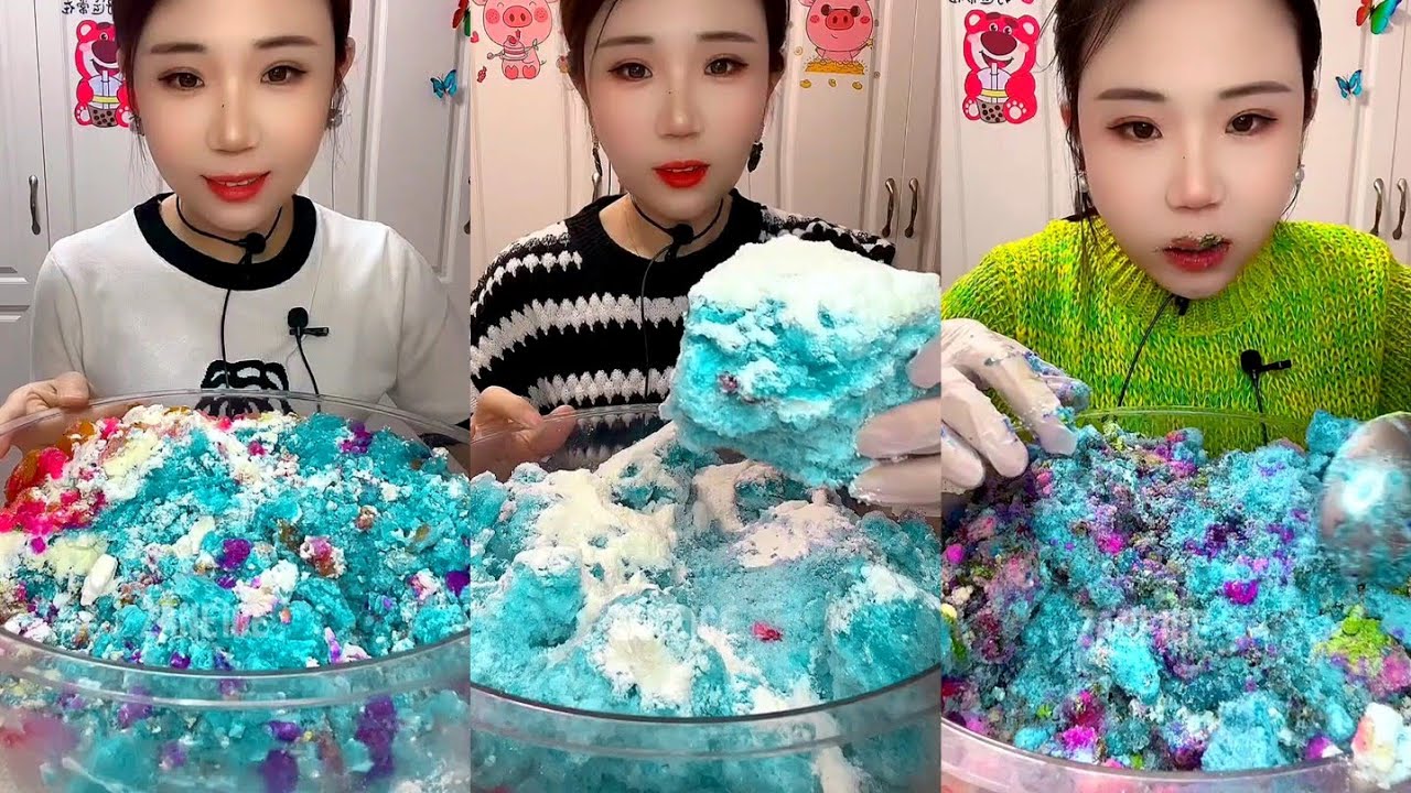 REQUEST🩵|| 1/2 YY CYAN ICE EATING IN ALL FORMS WITH MATCHA AND MILK ...