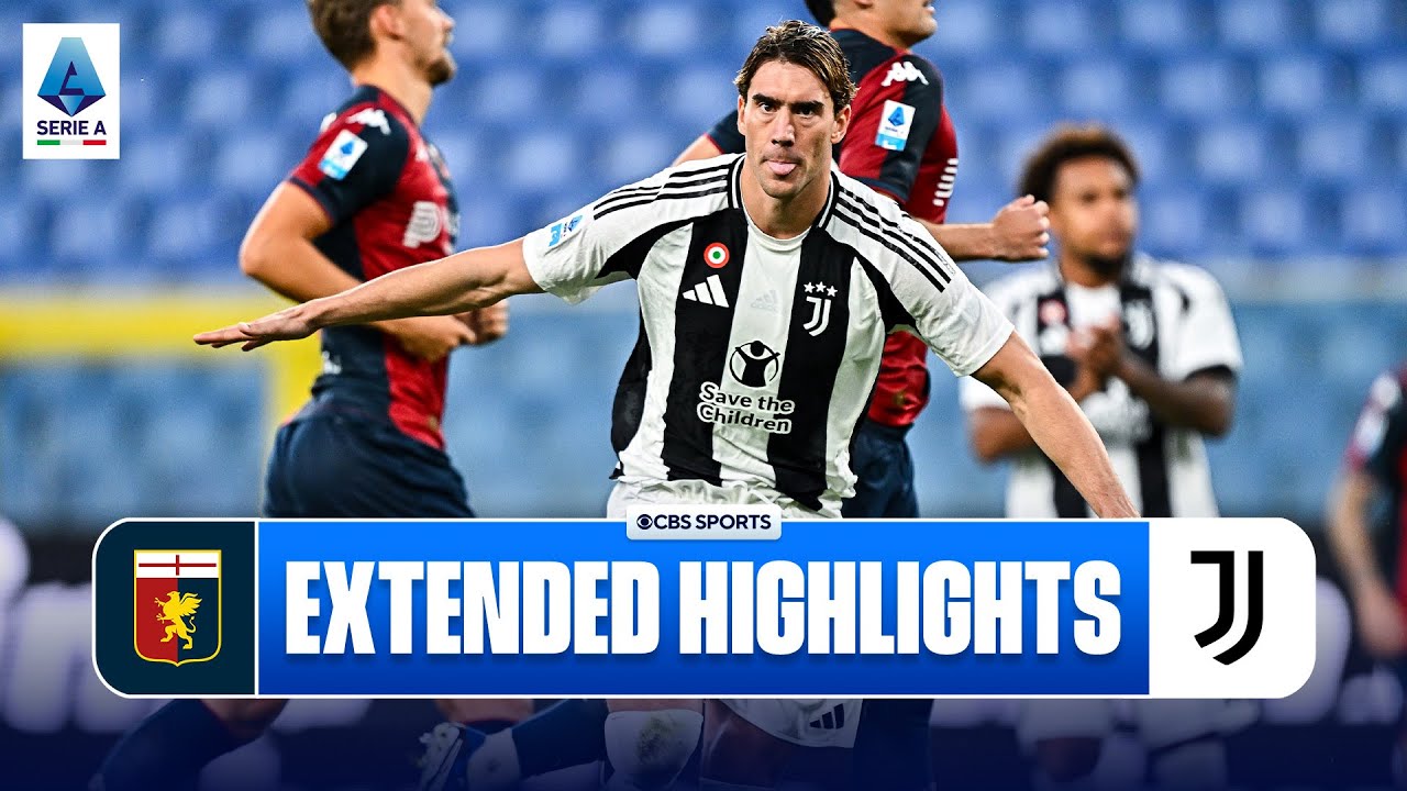 Genoa vs. Juventus: Extended Highlights | Serie A | CBS Sports Golazo ...