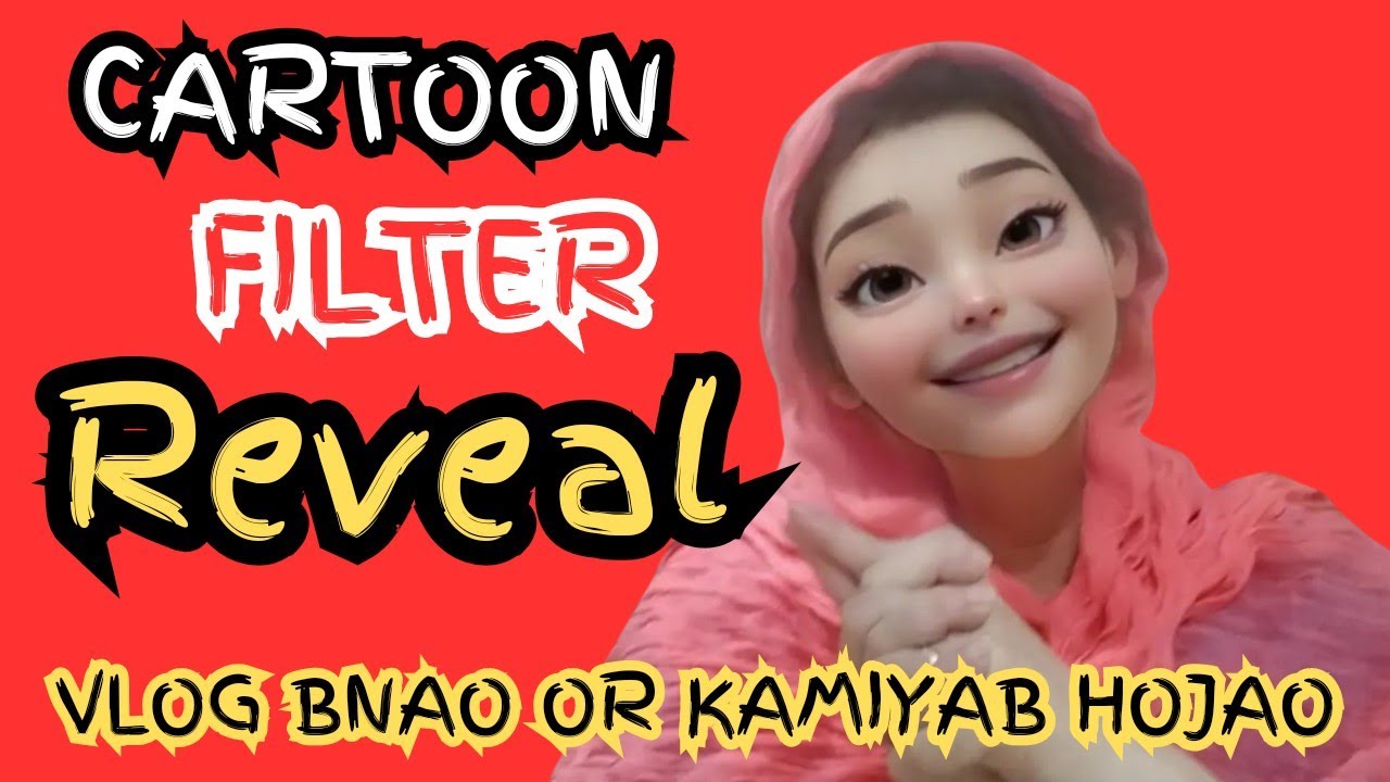 How To Use Cartoon Filters For YouTube Video||TikTok Cartoon Filter ...