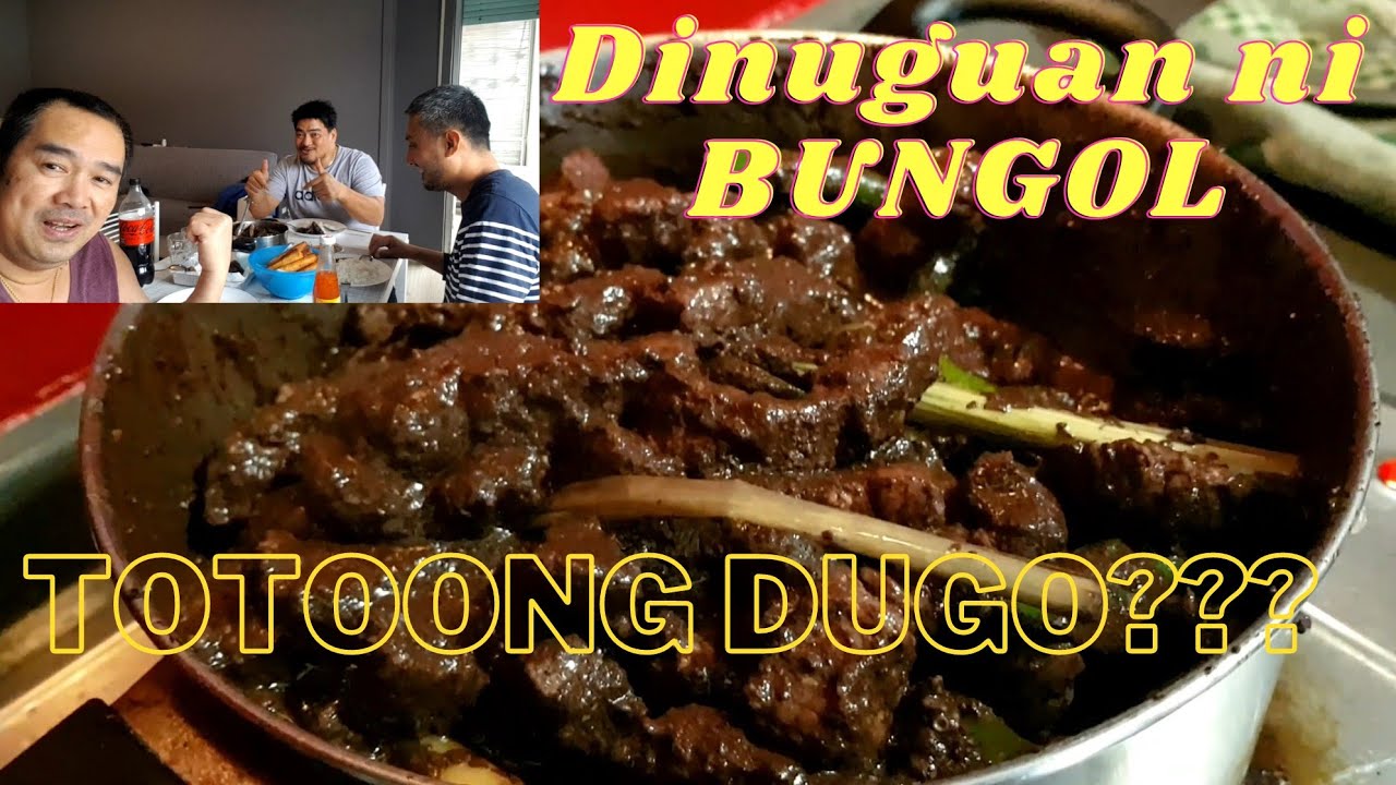 Dinuguan ni BUNGOL dito sa Italy...totoong dugo ng baboy ba ang ginamit ...