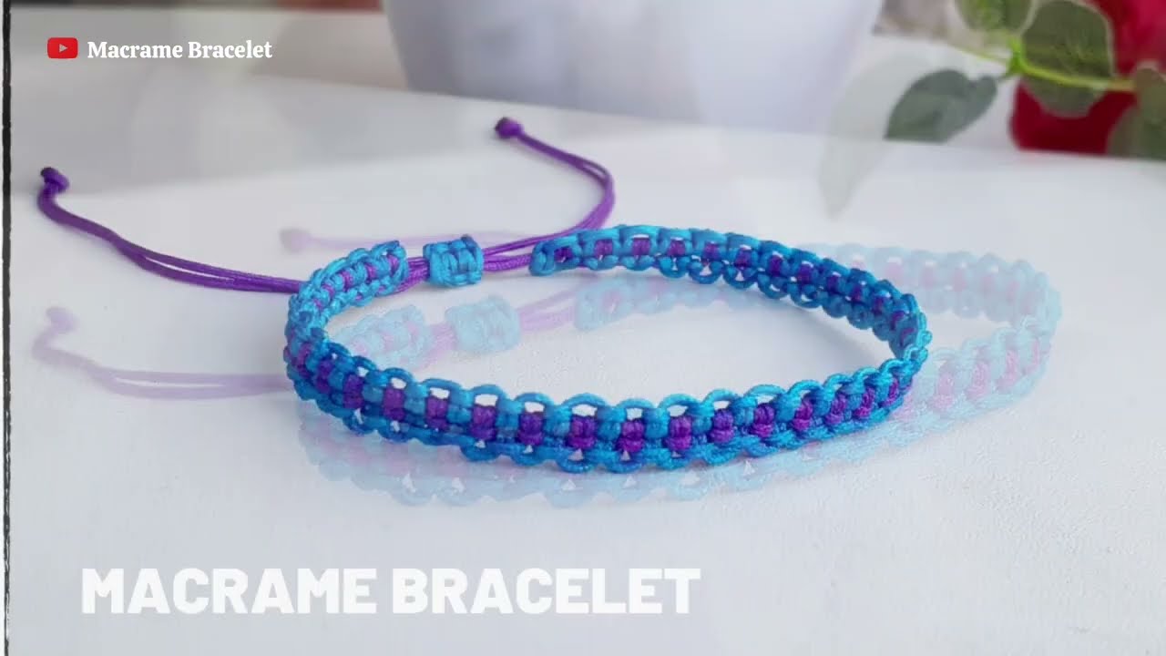 Basic Knot Bracelet Making for Beginners | Macrame Bracelet Tutorial ...