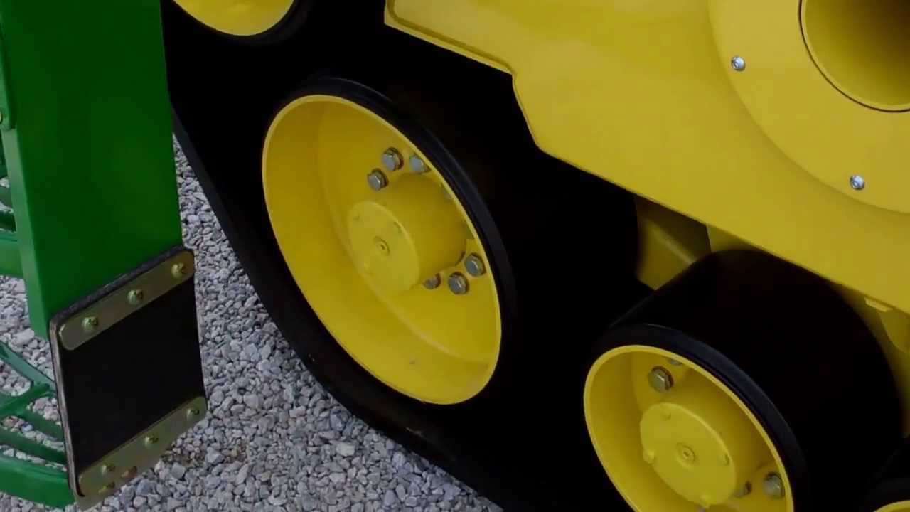 John Deere Combine Track System - YouTube