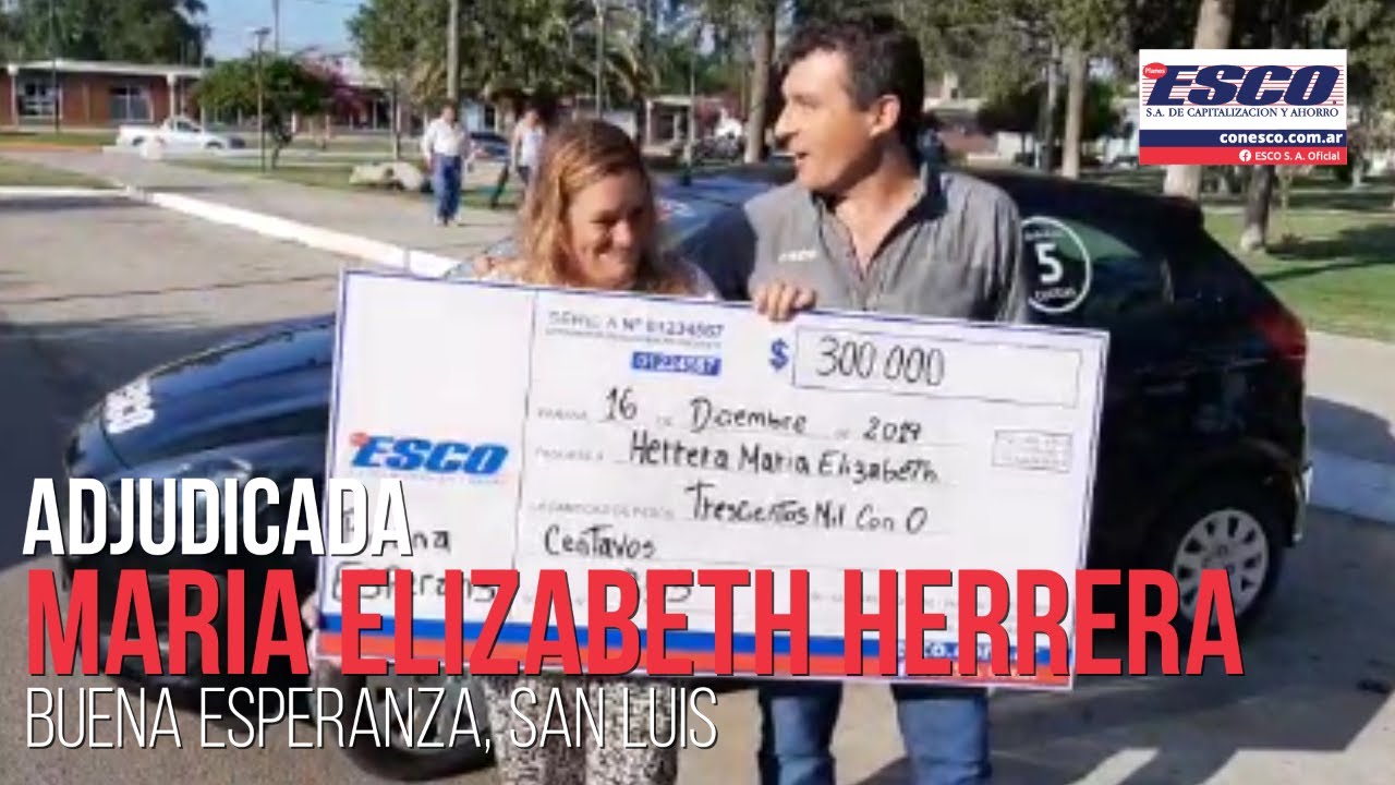 Adjudicada Maria Elizabeth Herrera - YouTube