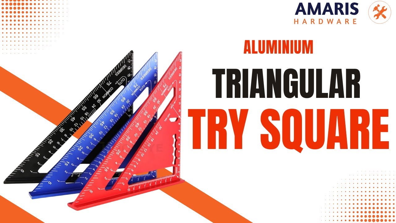 Aluminum Triangular Try Square – The Ultimate Precision Tool! 🔧📏 - YouTube