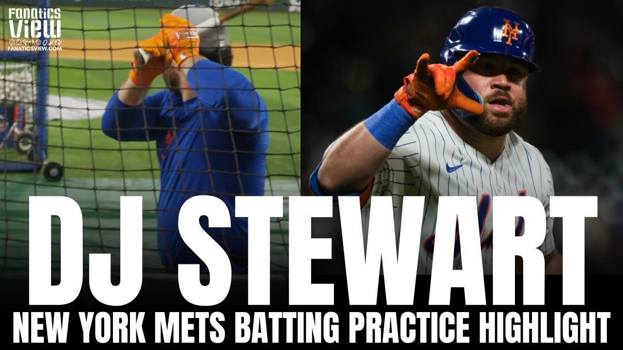 DJ Stewart Batting Practice From Hitters Eye View | New York Mets ...