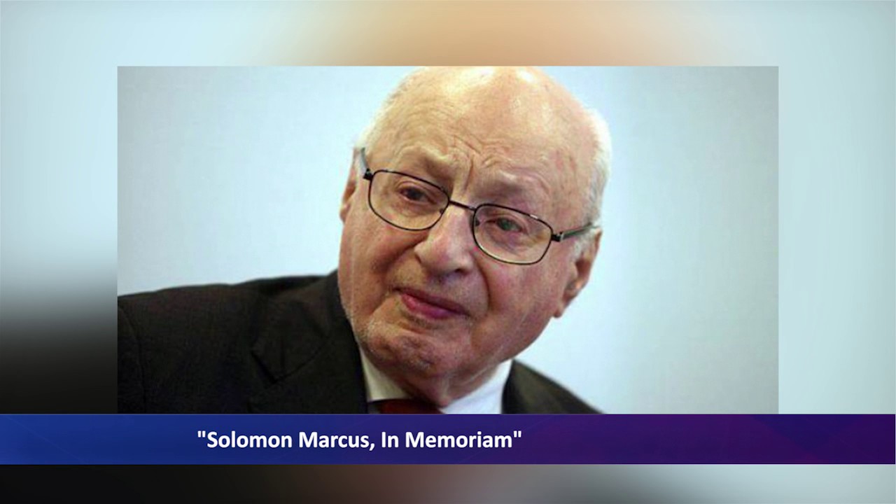 Solomon Marcus in Memoriam - YouTube