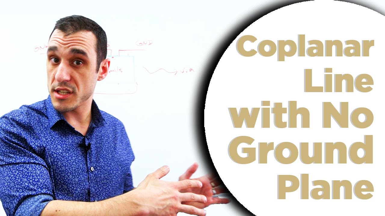 Coplanar Line with No Ground Plane | PCB Routing - YouTube