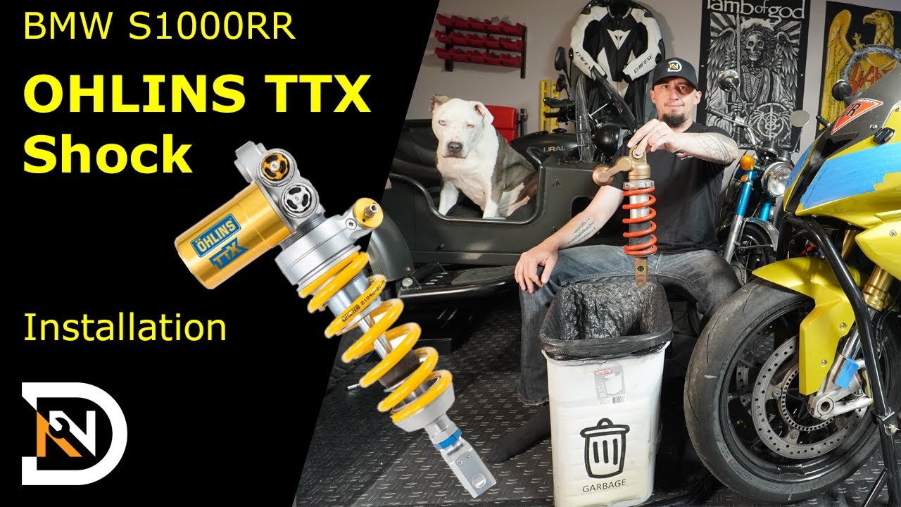 BMW S1000RR Ohlins TTX Shock Installation - how to install a new shock ...