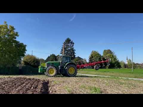 Ovlac Mini 7+2 & John Deere 7530 - YouTube