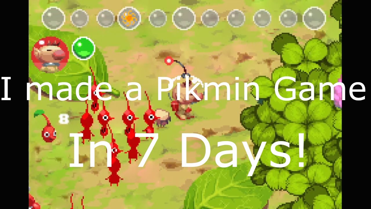 I made a GBA-Style Pikmin Game in 7 Days! - YouTube