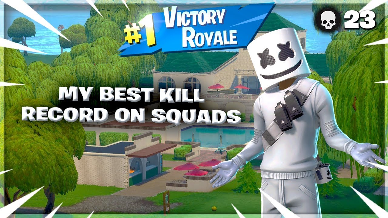 MY BEST KILL RECORD ON SQUADS - YouTube