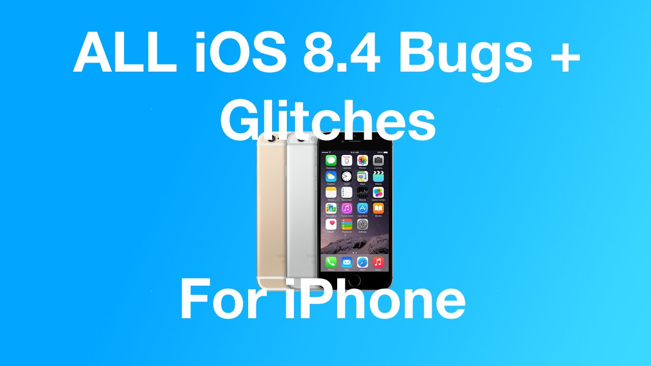 iOS 8.4 Bugs + Glitches Collection (And iOS 9) - YouTube