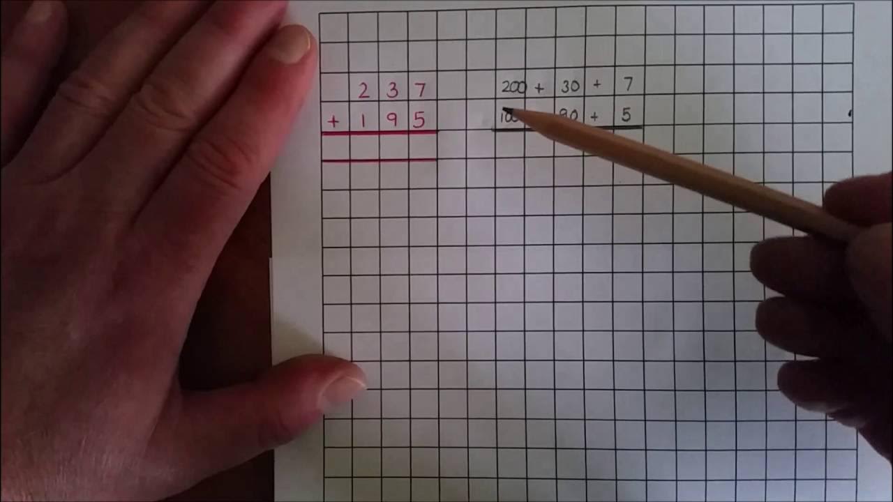 (A2) Addition: Expanded notation method - YouTube