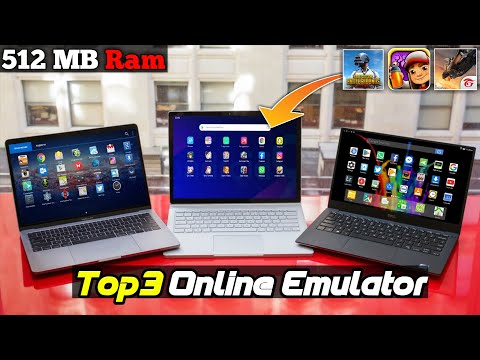 (NEW) Top 3 Best Online Android Emulator For 512MB RAM PC - Without Emulator | Best Android Browser