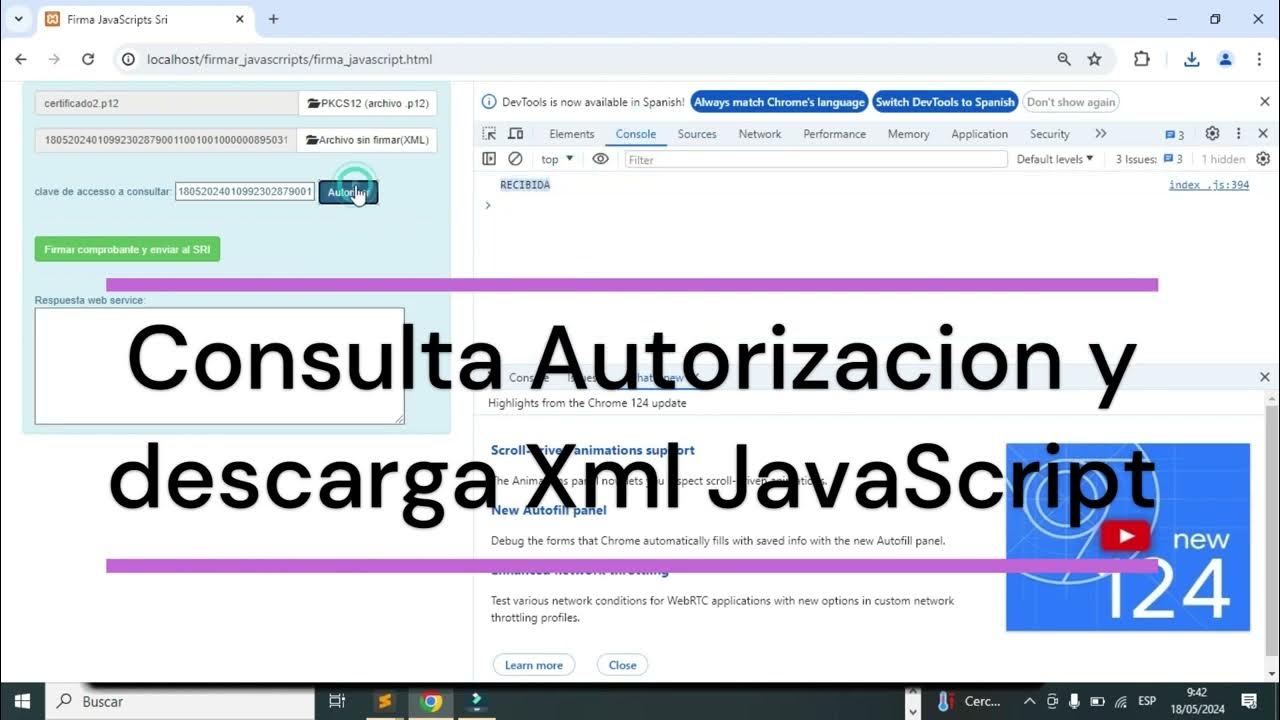 como firmar Xml XAdES-BES JavaScript SRI Ecuador - YouTube