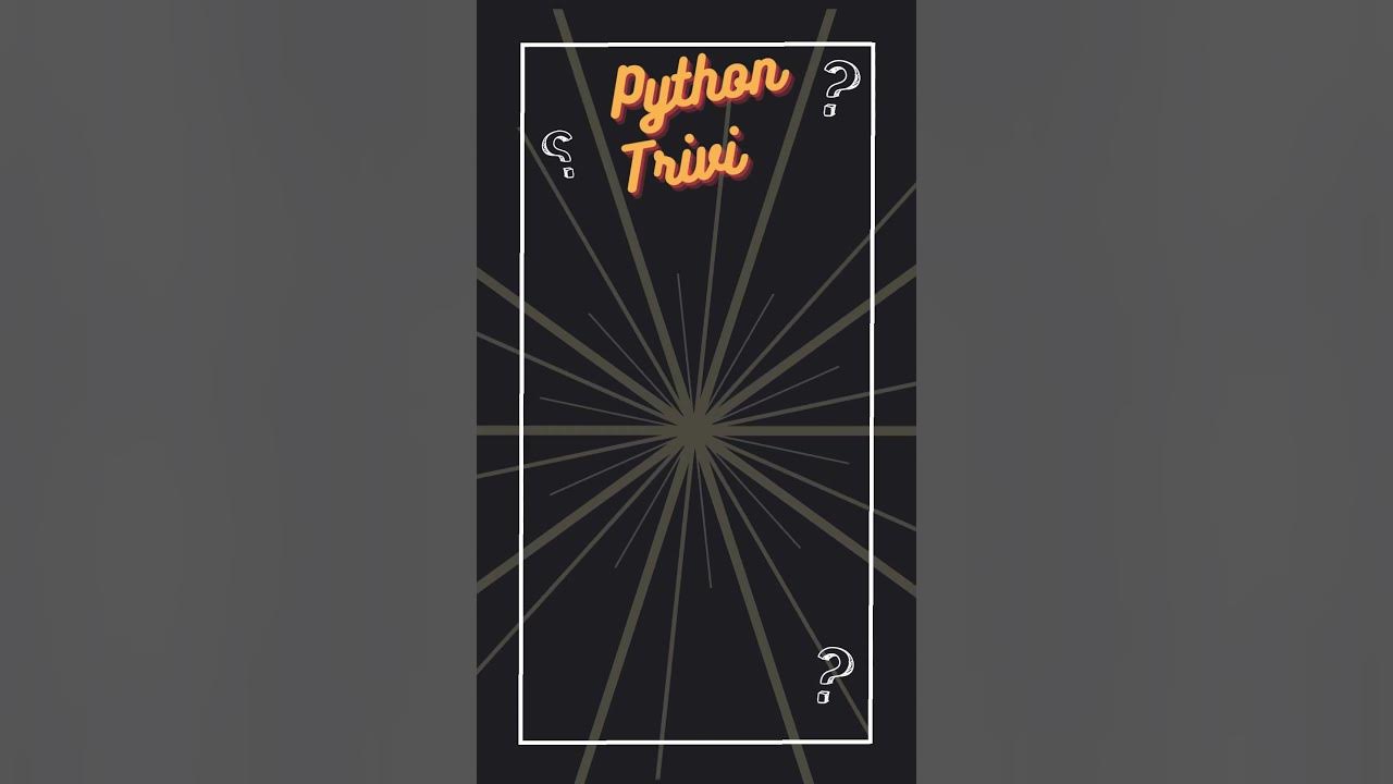 Python Trivia 22 Coding Programming Python Techcommunity Shorts Trending Viral 