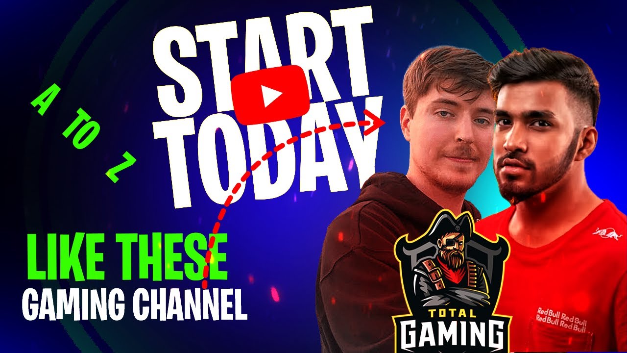 Creating a YouTube Gaming Channel like Mr Beast, Total Gaming, and ...