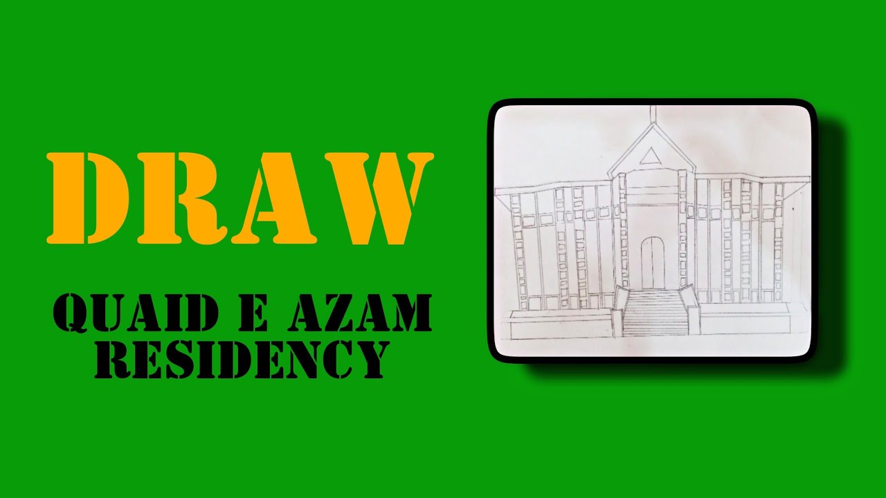 Draw Quaid e azam residency | Quaid e azam residency | draw with ...
