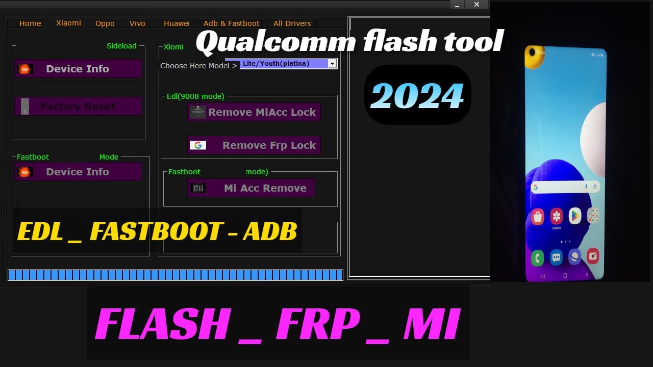 Qualcomm Phone Emmc Repair Tool 2024 v1 Partition Manager programmer ...