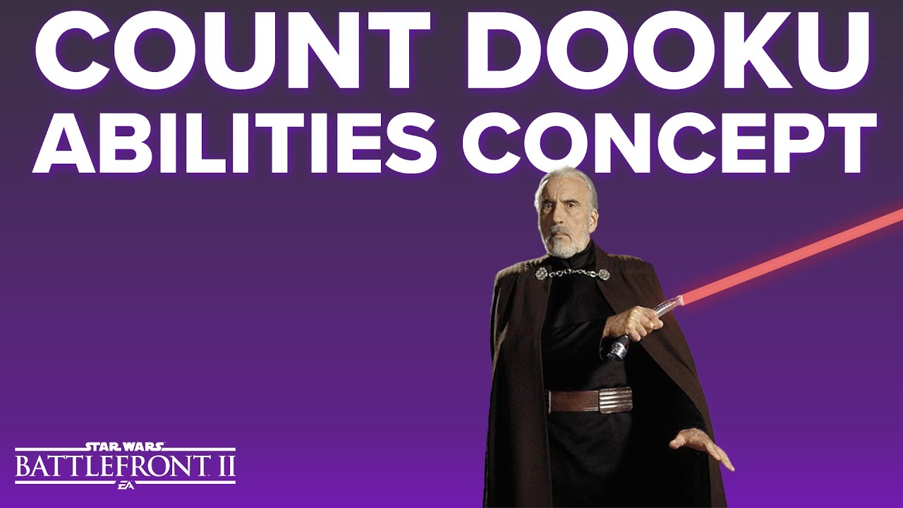Star Wars Battlefront 2 - COUNT DOOKU ABILITIES Concept Art! - YouTube