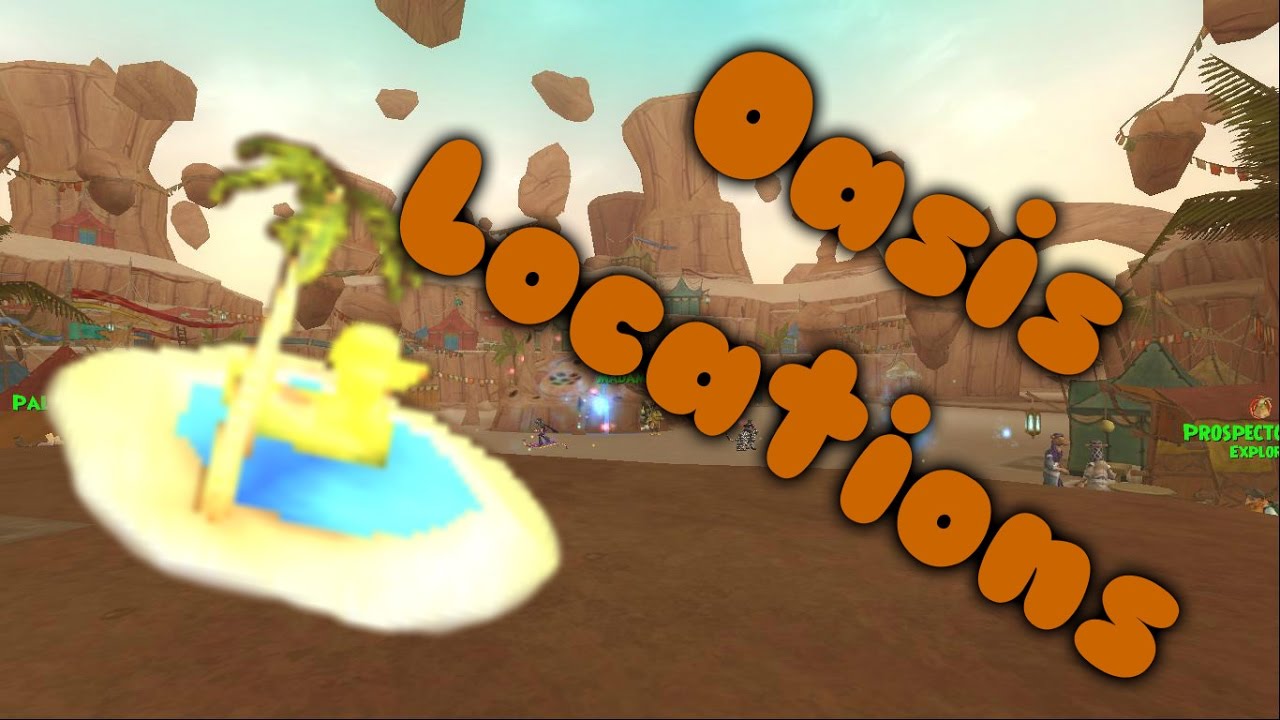 Wizard101- Mirage Zeke Oasis Locations! - YouTube