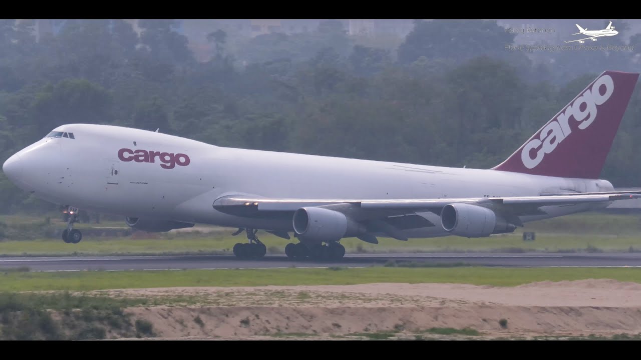 Classic Jumbo Fly Pro Boeing 747-200F Arrival & Departure from Dhaka ...