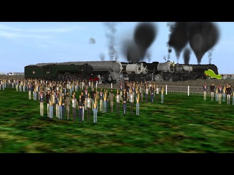 trainz racing - cn ml vs c56107 vs 5680 vs prr q2 vs 4501 vs 9000 vs ...