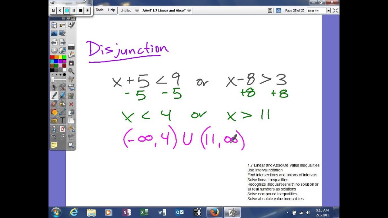 1 7 Linear And Absolute Value Inequalities Solve Compound 1-7-linear-and-absolute-value-inequalities-solve-compound